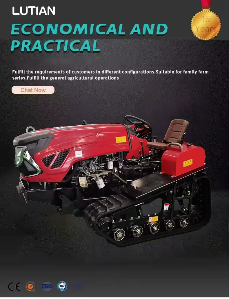 LUTIAN Chassis of Tracked Mini Tractor Crawler Farm Agriculture ...