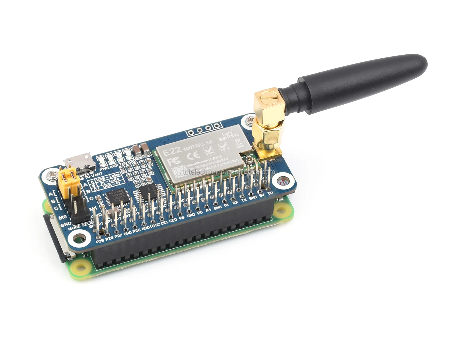 Sx1268 433m Lora Hat Raspberry Pi Lora Expansion Board Sx1268 433mhz Uart Module Control ...