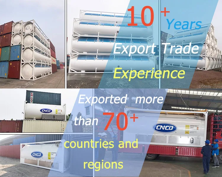 20ft Cryogenic Iso Tank Container for Lox Lin Lar Lng T75 Transport ...