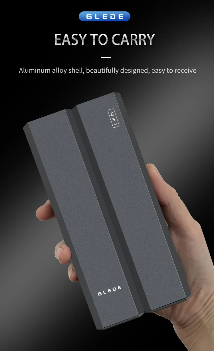 Glede 40-in-1 Multi-Function Magnetic Screwdriver Tool Kit with CRV ...