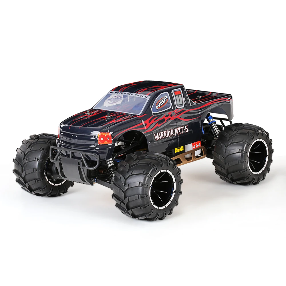 HSP Skeleton 1/5 Gas RC Car - 4WD 32CC Engine Power Monster