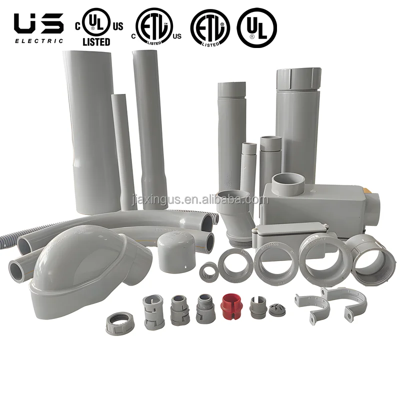 Schedule 40 Rigid Electrical Conduit 1/2" 3/4'' 1'' 2'' 3'' 4'' 5'' 6 ...