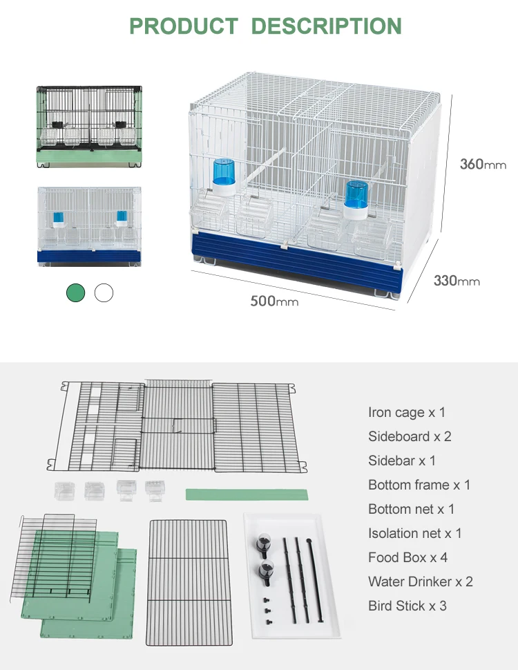 Wholesale Stackable Bird Cages - Ideal for Breeding Birds