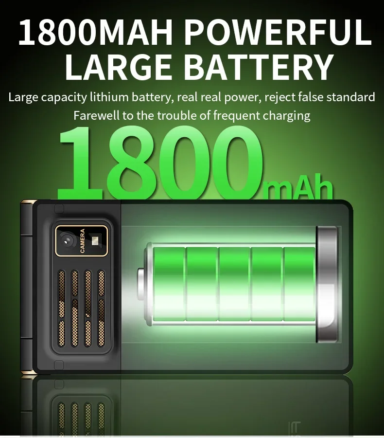 YEEMI M1 GSM 2G Flip Mobile Phone for the Elderly - Dual Sim