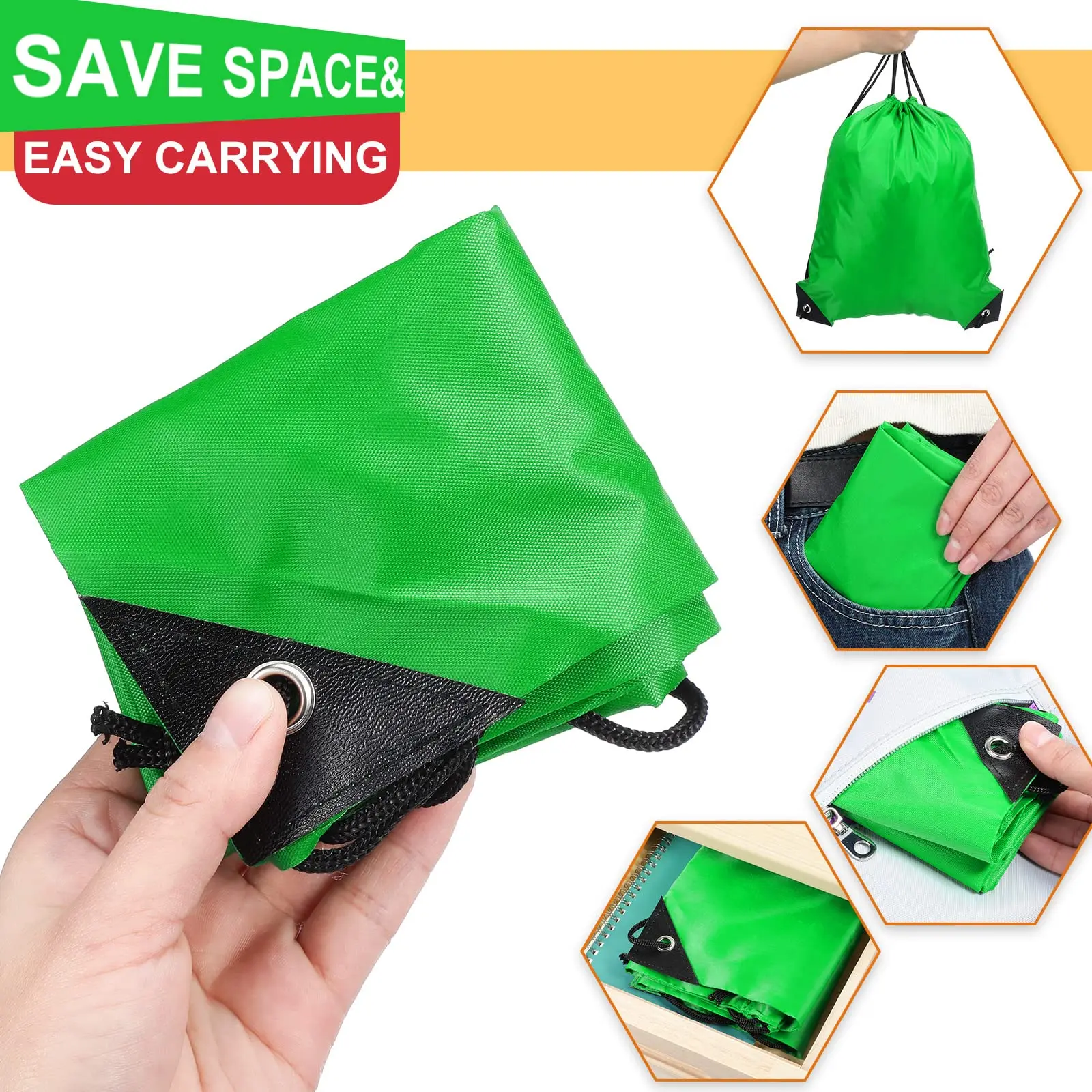 Custom Draw String Bag - Unisex Sports Gym Backpack