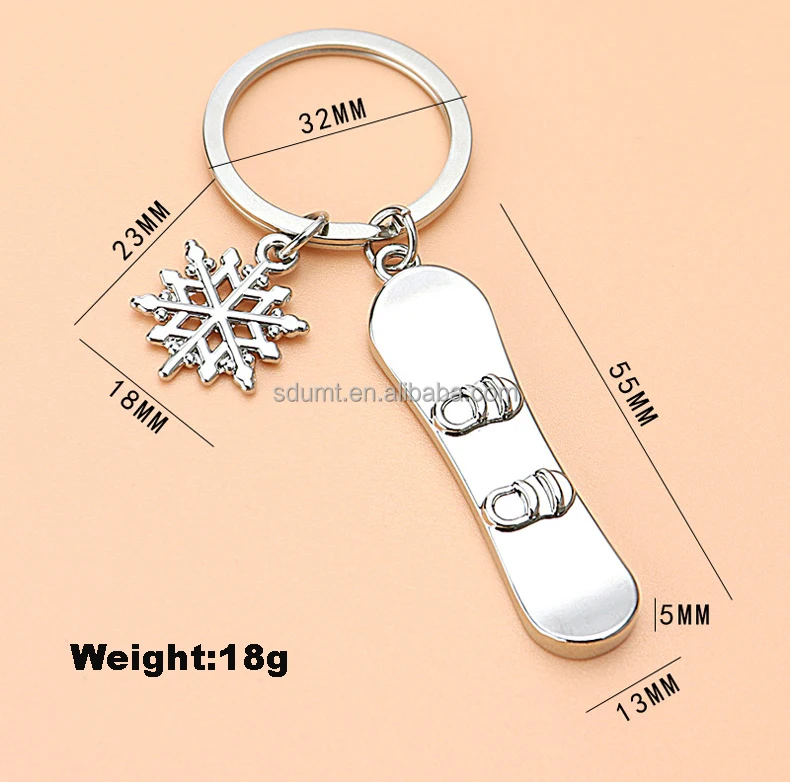 Skis Snowboard Snow Ice Skating Keyring Skating Shoes Winter Games ...