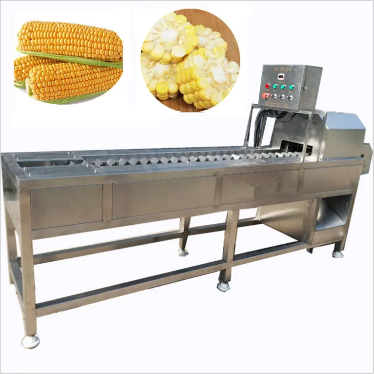 Stainless Steel Sweet Cutter Machine Equipment Cutting And Tying Corn ...