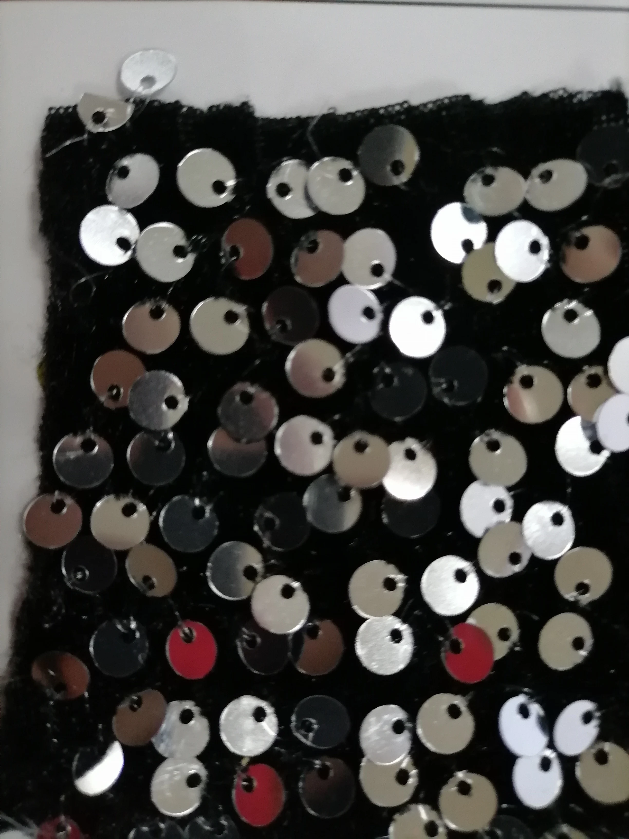 4 Way Stretchable Stretch Sequin Fabric - Wholesale Price