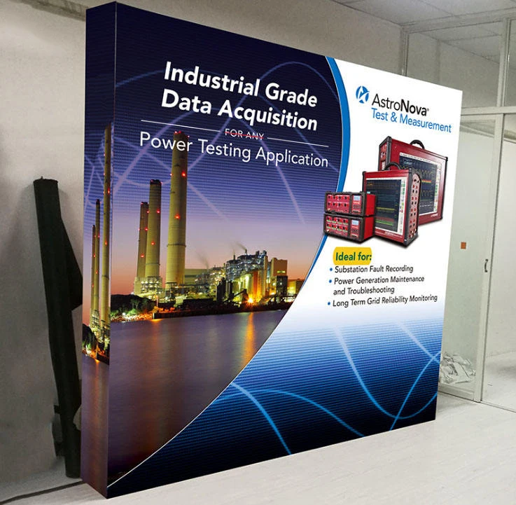 Factory Pop Up Stand Custom Fabric Pop Up Booth Advertising Trade Show