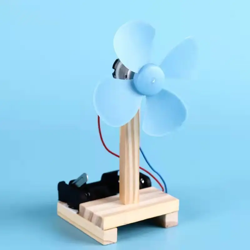 DIY Electric Fan Model - Wooden Mini Handheld Fan for Early Childhood ...