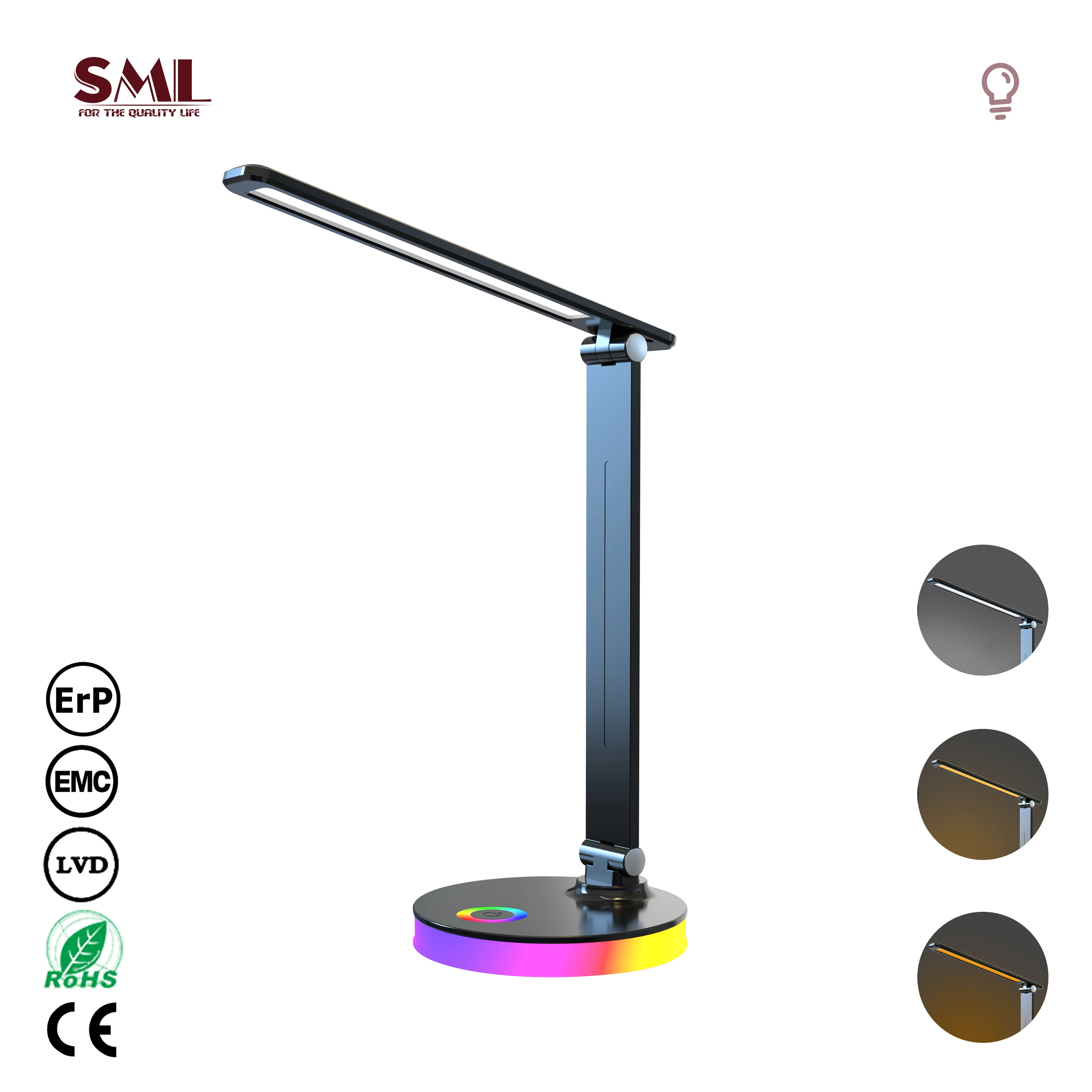 Sml Living Room Touch Sensor Desk Bedside Simple Modern Light Usb Study ...