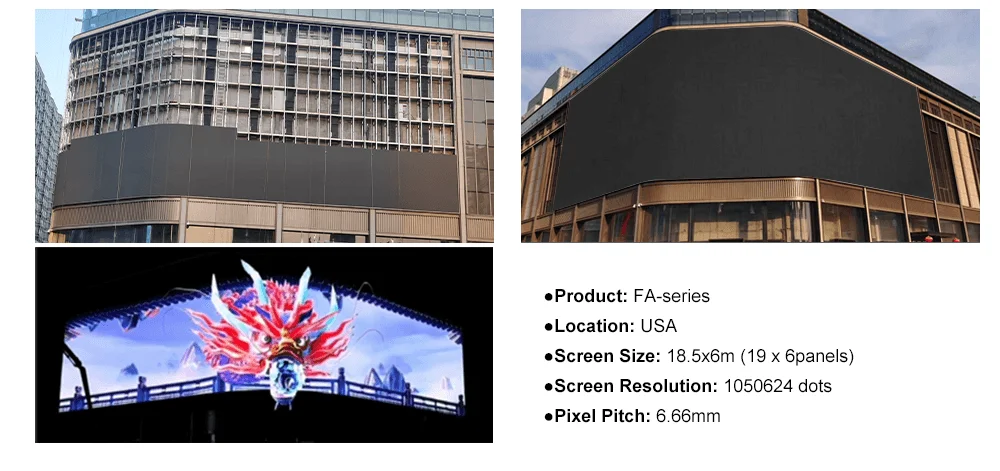 High Quality 10mm Pixel Pitch SMD Full Color HD LED Screen