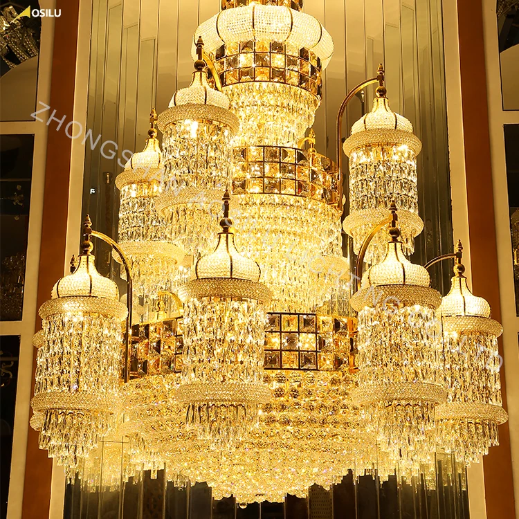 French saudi arabia empire crystal chandelier large luxury crystal ...