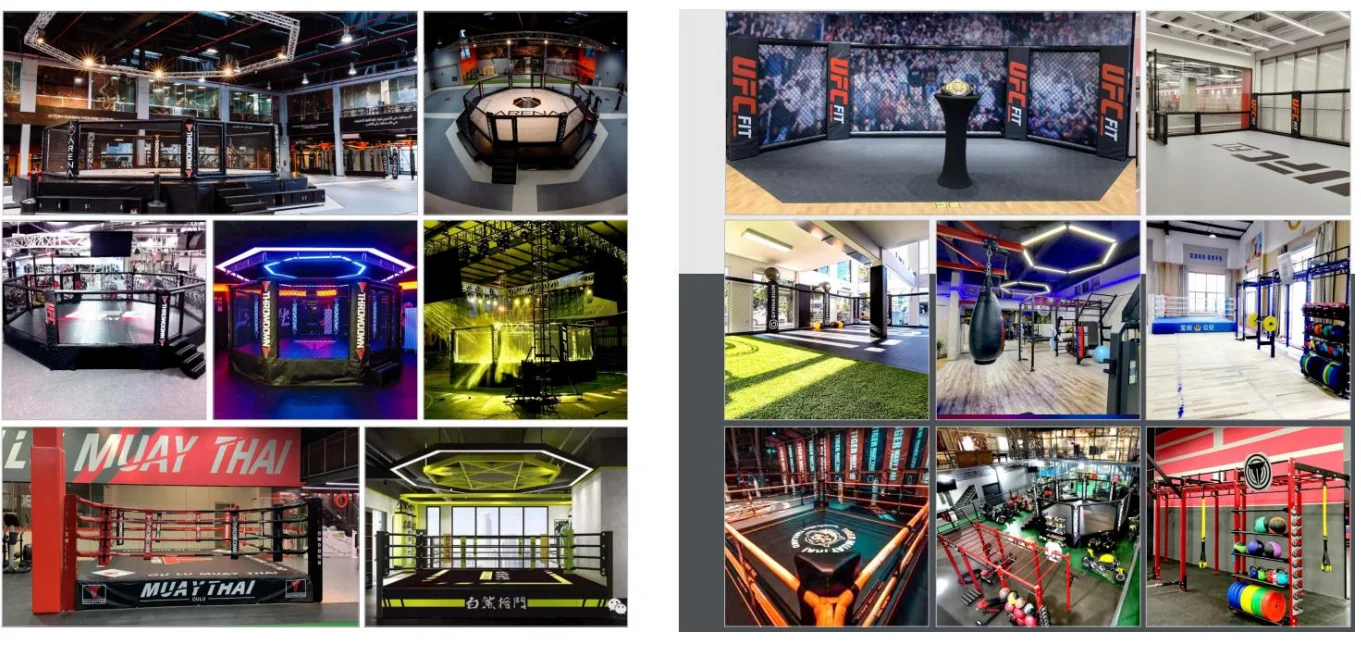 Multi Functions Floor MMA Cage Panels - Boxing Ring Solution