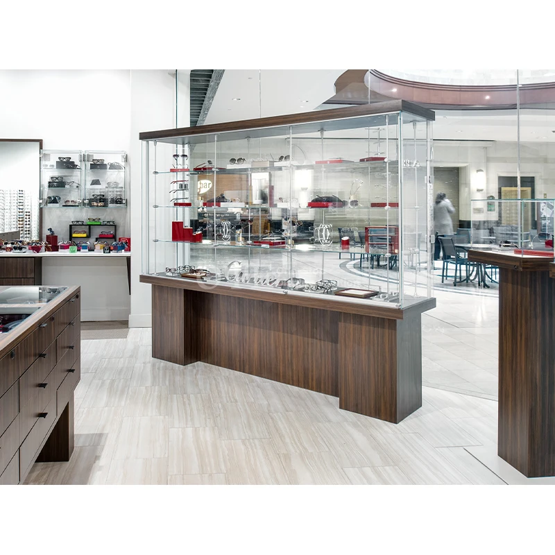 Custom Made Optical Store Layout Design Glass Optical Shop Counter ...