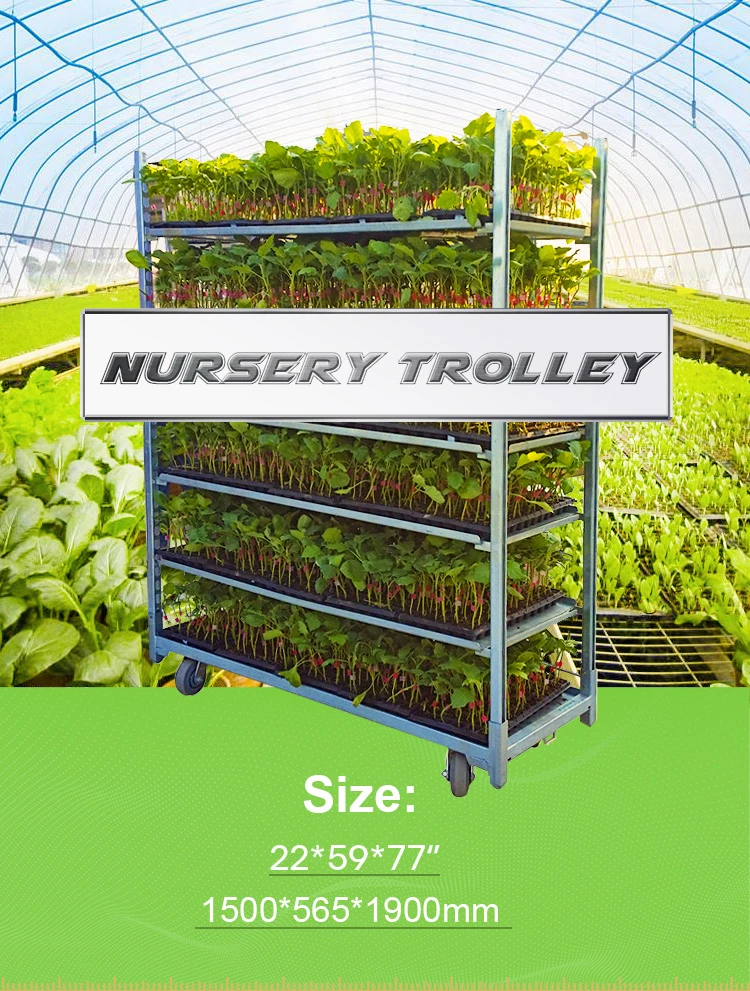 Plant Nursery Carts And Trolleys For Garden And Greenhouse - Buy Plant ...