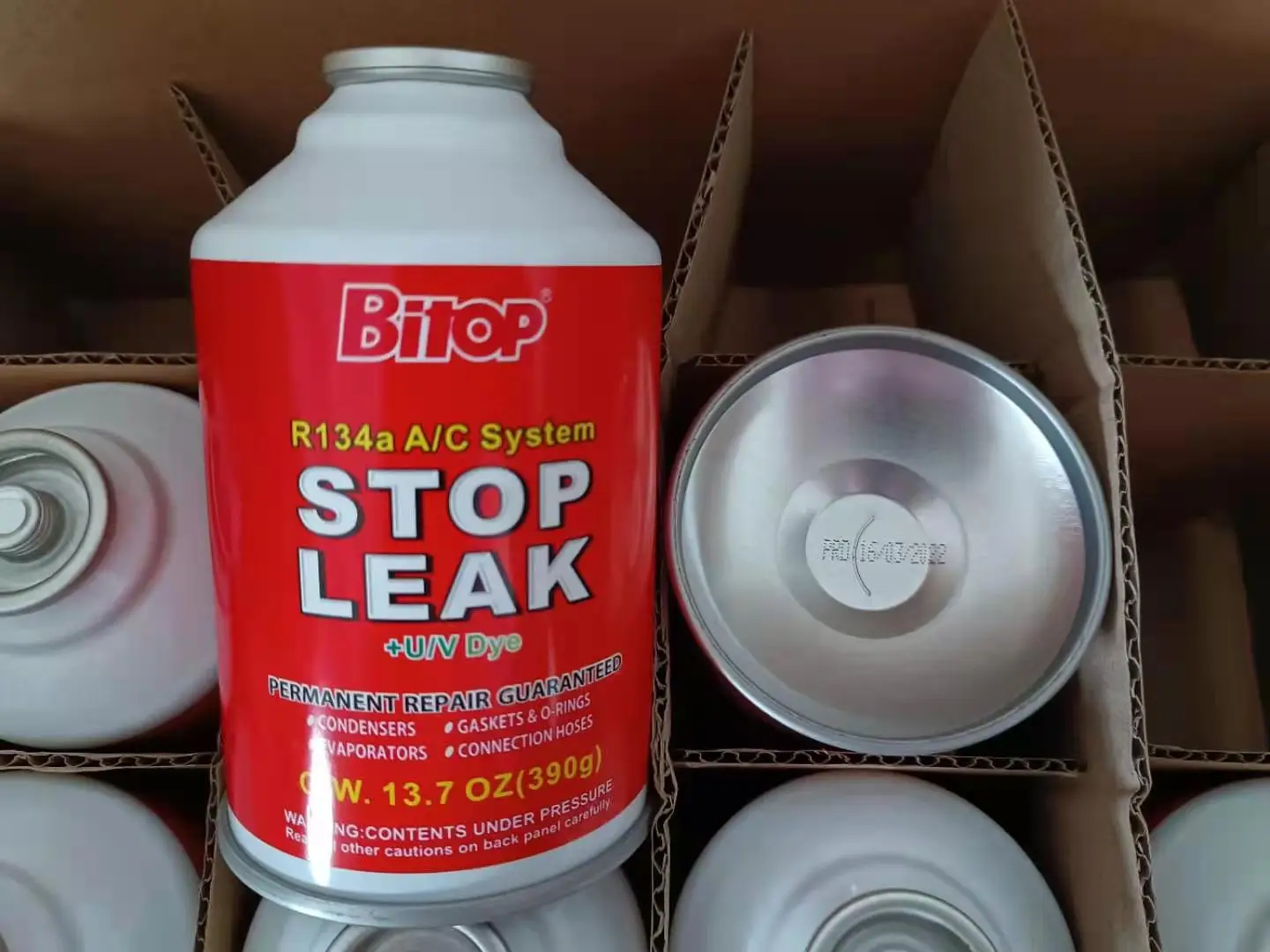 Bitop Auto Ac R134a Refrigerant Gas Stop Leak With Leak Detector - Buy ...