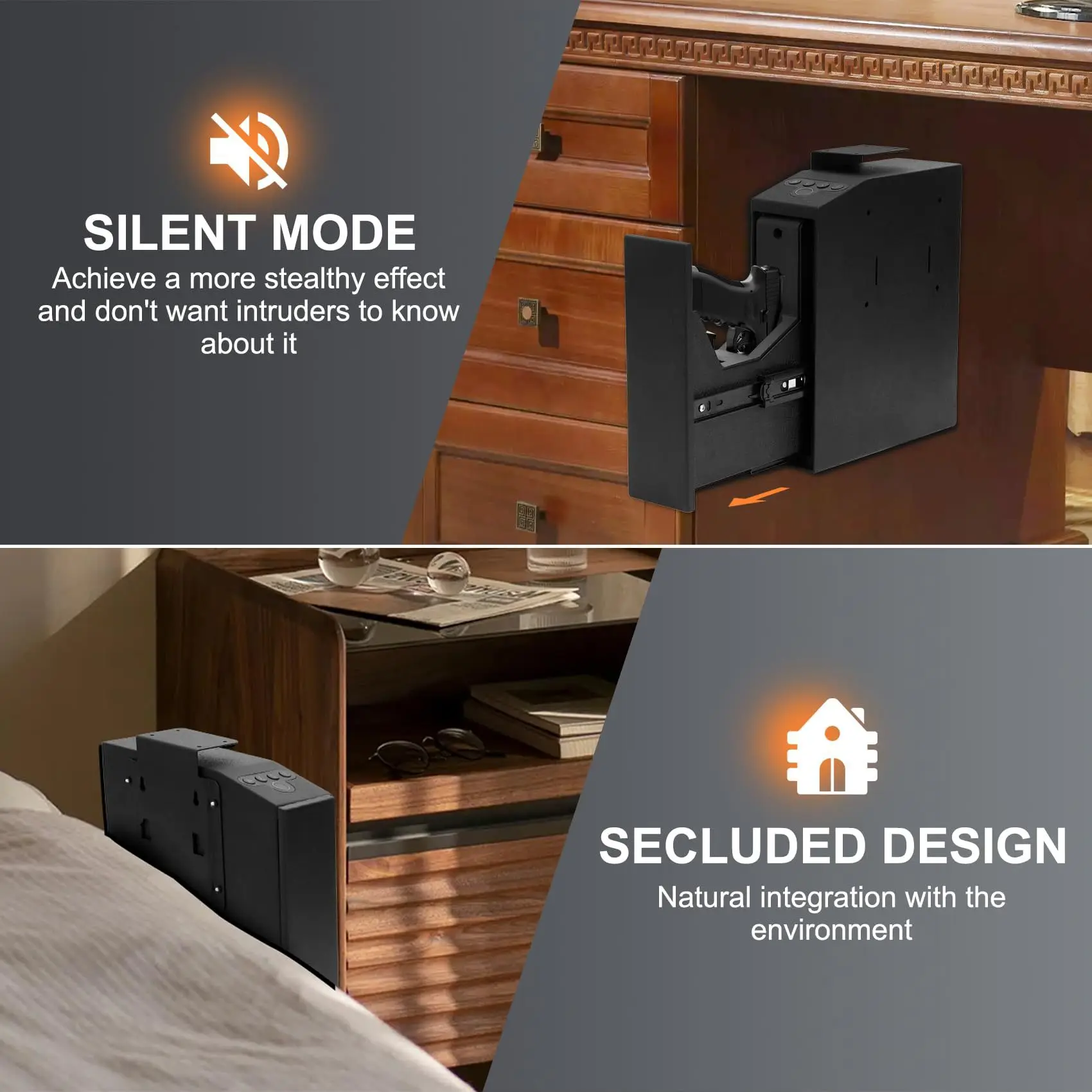 Xbt Gun Safe Box Biometric Key Electronic Digital Safe Fingerprint Gun ...