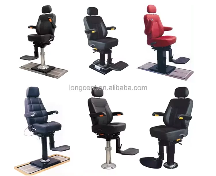 Marine Driving Chair Round Steel Column Pneumatic Lift Linear ...