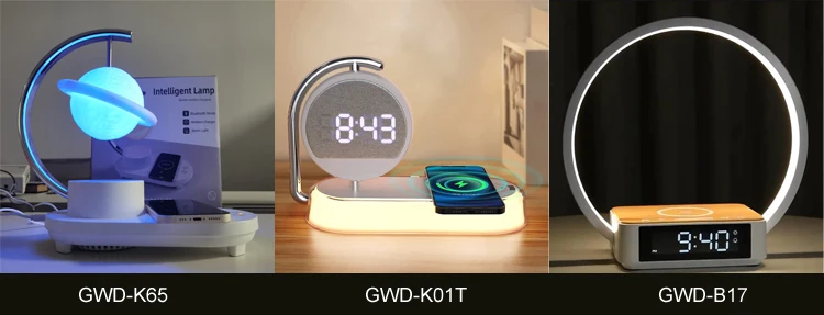 2023 New Touch Wake Up Light Table Led Night Lamp Wireless Charger ...