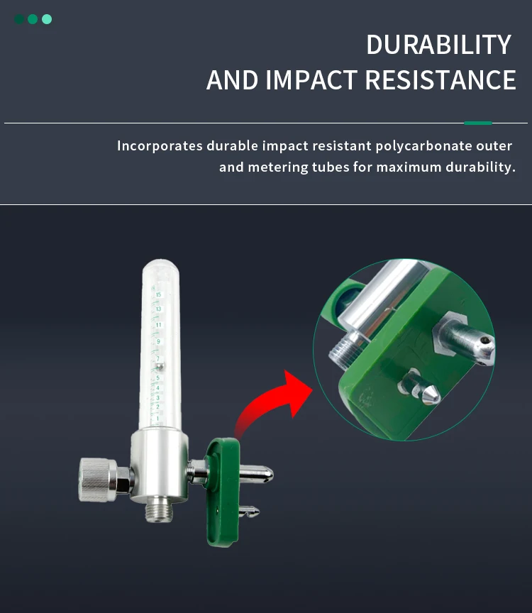 Medical Instrument Wall Type Oxygen Flowmeter with Chemetron/ohmeda ...