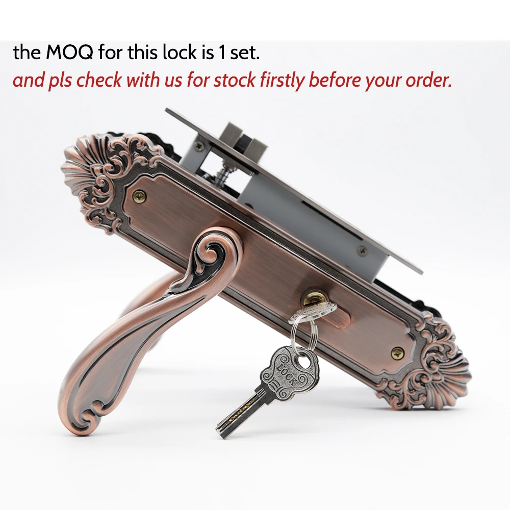 Antique Style Zinc Alloy Panel Lock Set for Wooden Door| Alibaba.com