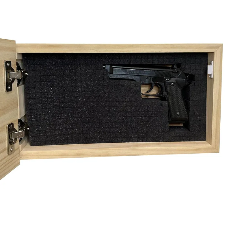 Hidden Gun Storage American Flag Concealment Shelves Freedom Cabinet ...