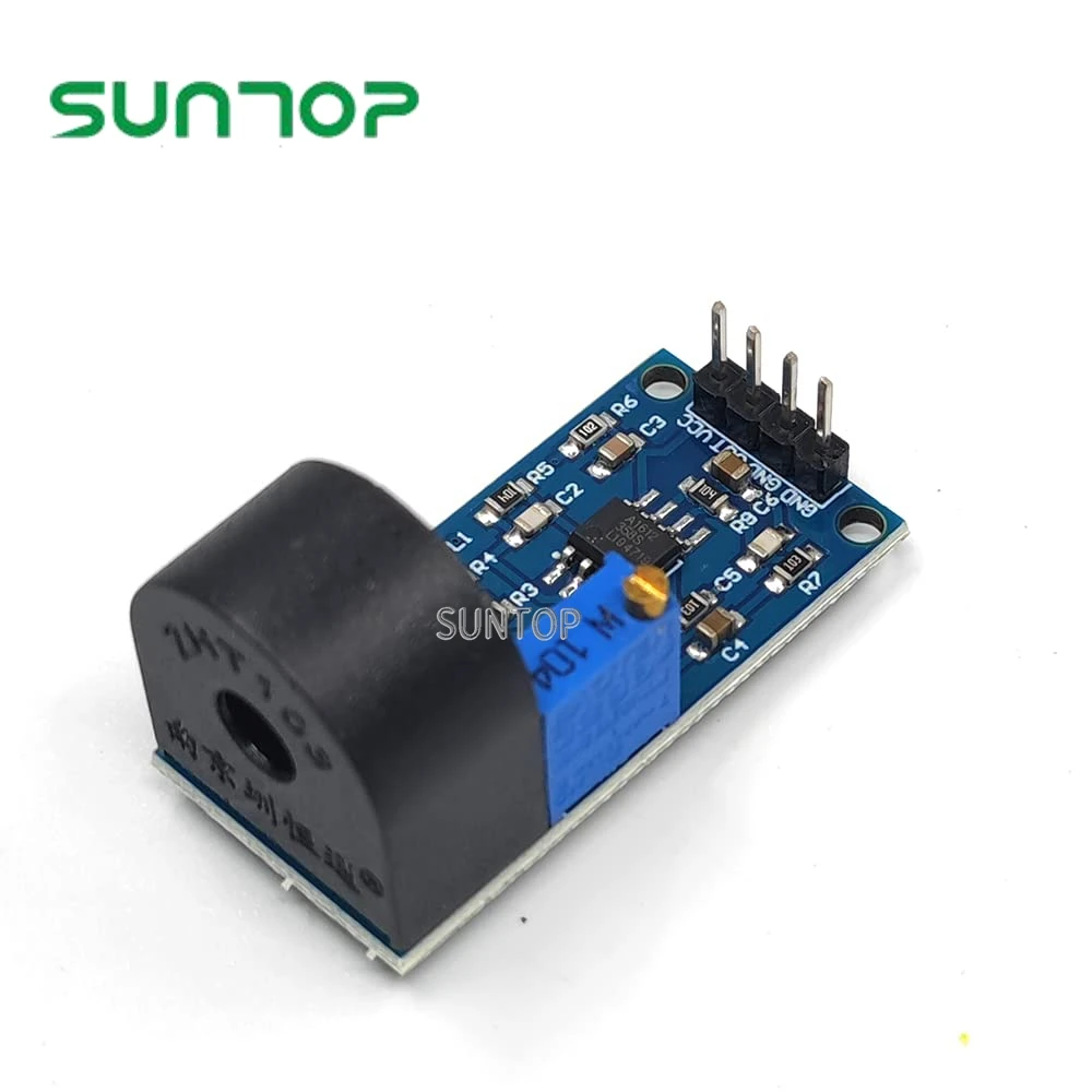 Analog Current Meter Sensor Module AC 0~5A Ammeter Sensor Board Based ...