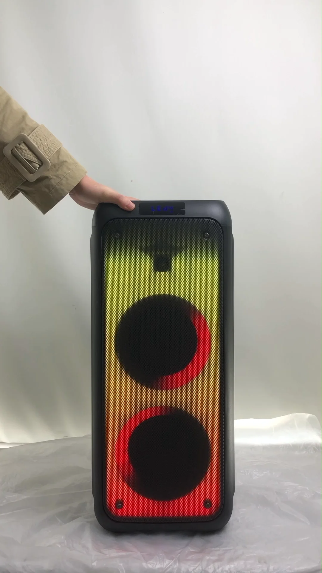 Outdoor Rechargeable Wireless Blue Tooth Boom Box Portable Professional ...