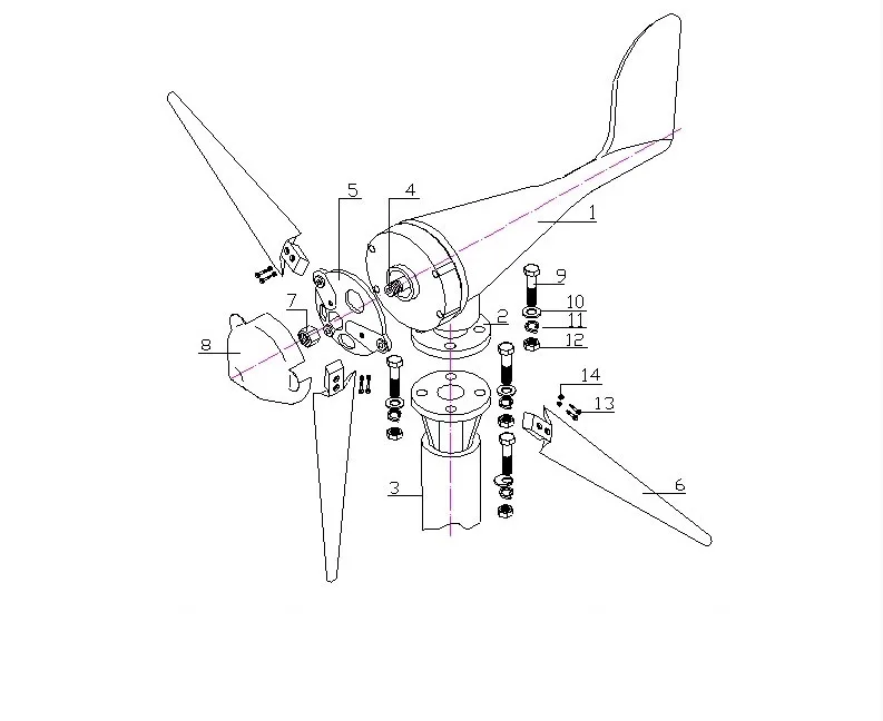 High Quality Wind Generator Turbine Commercial Use Renewable Energy ...
