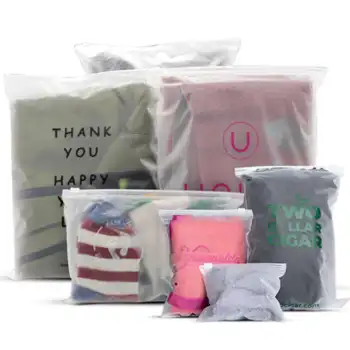 Zgcx Cpe Slider Ziplock Clothes Packaging Poly Bags Matte Custom ...