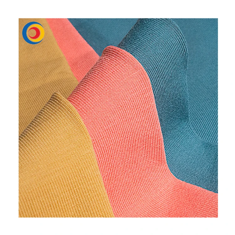 Low Moq Hight Quality Solid Colors Cotton Spandex Fabric 195g ...