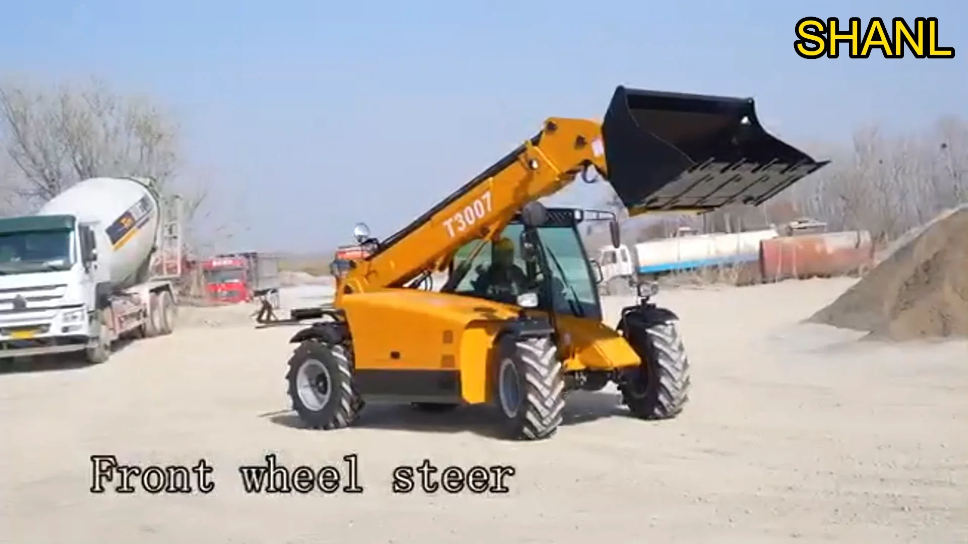 3 Ton Telescopic Handler Forklift Handler 7m 14m 17m Diesel Telescopic ...