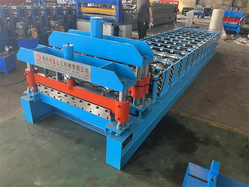 TR4 TR6 Double Layer IBR Zinc Roof Sheet Roll Forming Machine