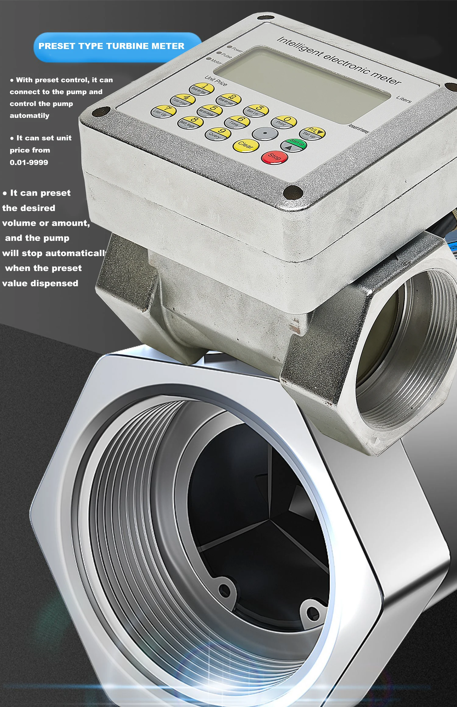 Low Cost Flow Meter - Diesel Fuel Flow Meter by YUANHENG
