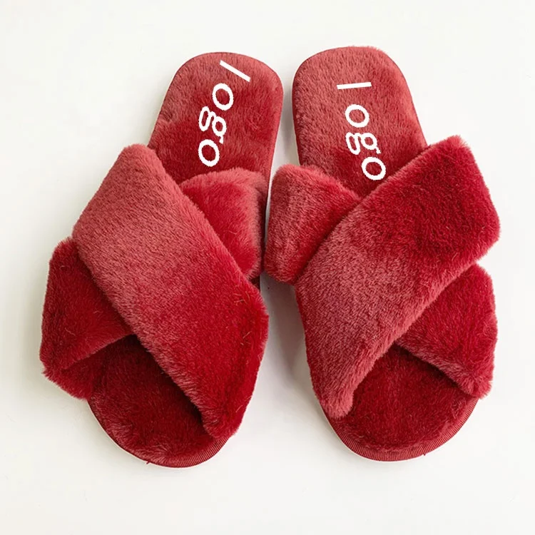Autumn/winter Fashion Customized Open Toe Indoor For Slippers For Women ...