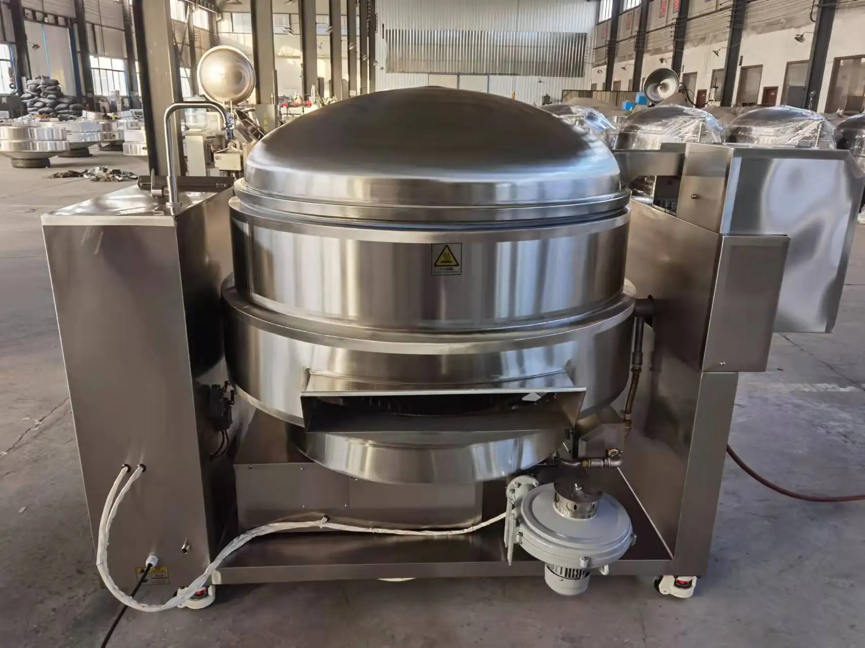 400L Cooking Mixer Planetary Stirring Jacketed Kettle with Insulation ...