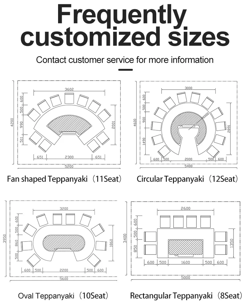 Chefmax Teppanyaki Griddles - Customizable for Restaurants