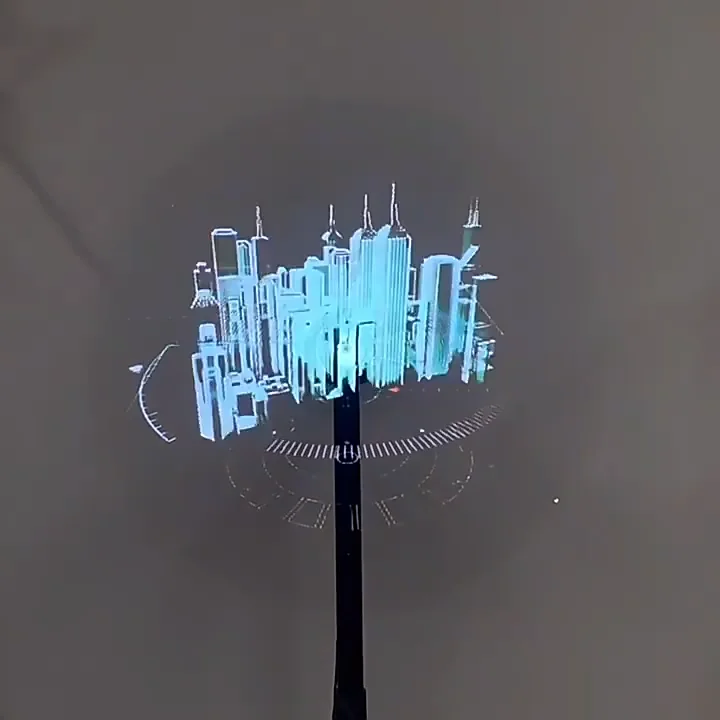 Indoor Advertising 5d Hologram Fan 3d Led Holographic Display - Buy 5d ...