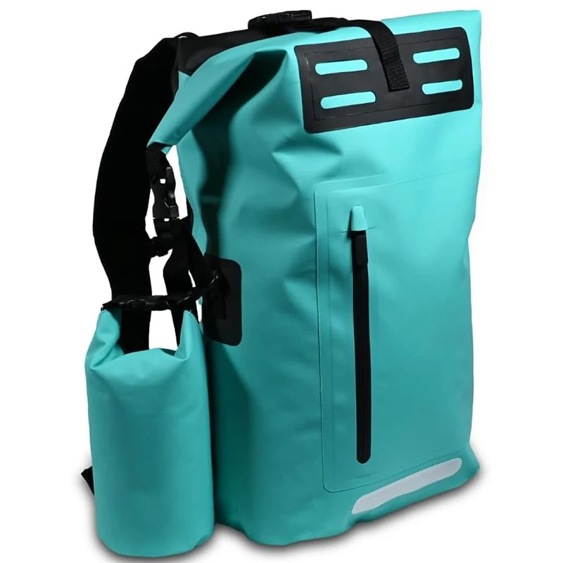 Beach Essentials 35L Waterproof PVC Tarpaulin Rolltop Backpack Dry Bag ...