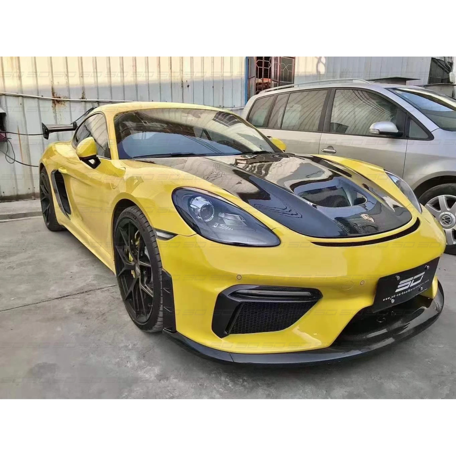 Facelift Dry Carbon Fiber Body Kit For P-orsche 718 Boxster Upgrdae Gt4 ...