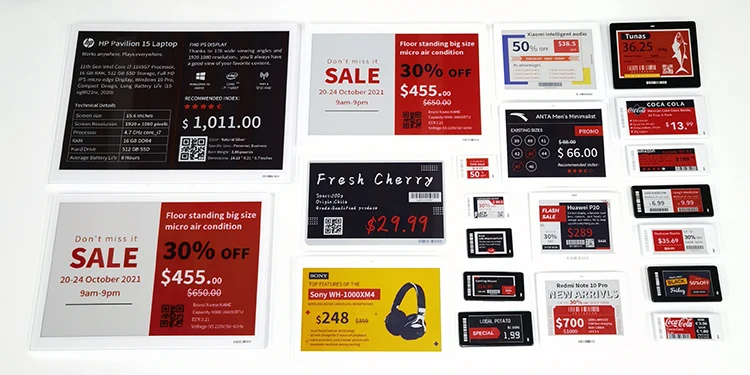 2.9 Inch Esl Electronic Shelf Label E Paper Tag Eink Digital Price Tag ...