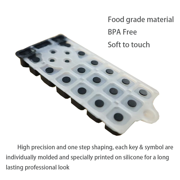 Custom Conductive Silicone Keypad Keyboard Silicone Protective Cover ...