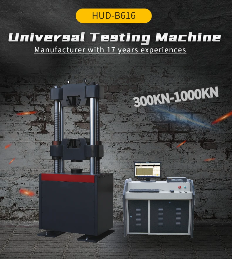 300kn 600kn 1000kn Hydraulic Universal Tensile Testing Machine - Buy ...