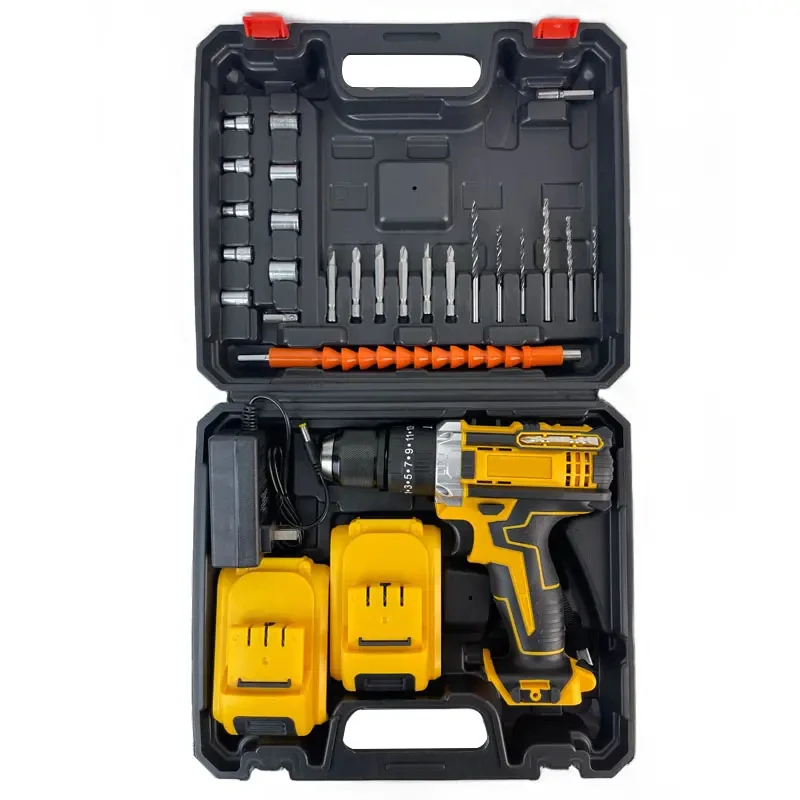 Professional Supplier Cordless Drill 21v Drill Machine Set Brush Power ...
