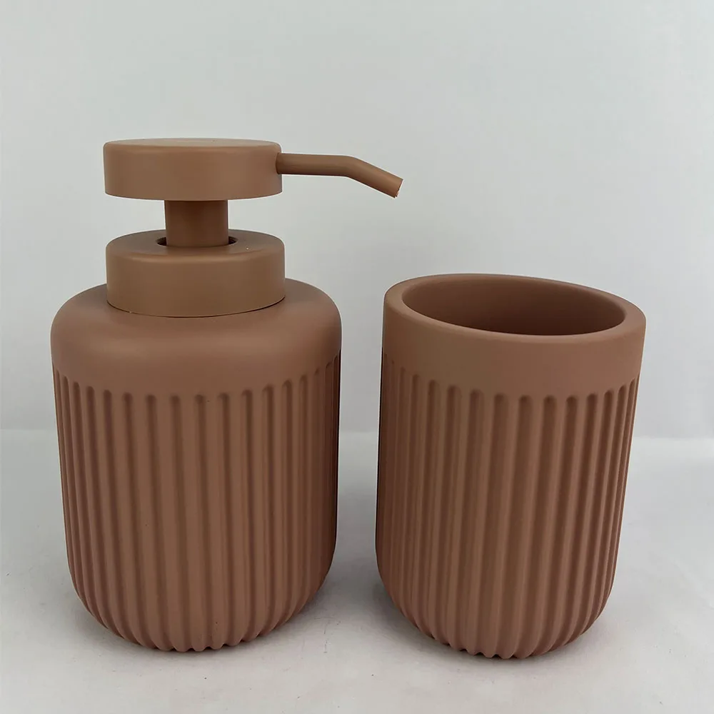 Nordic Hand Sanitizer Bottle Bathroom Set Bathroom Wash Set Concrete ...