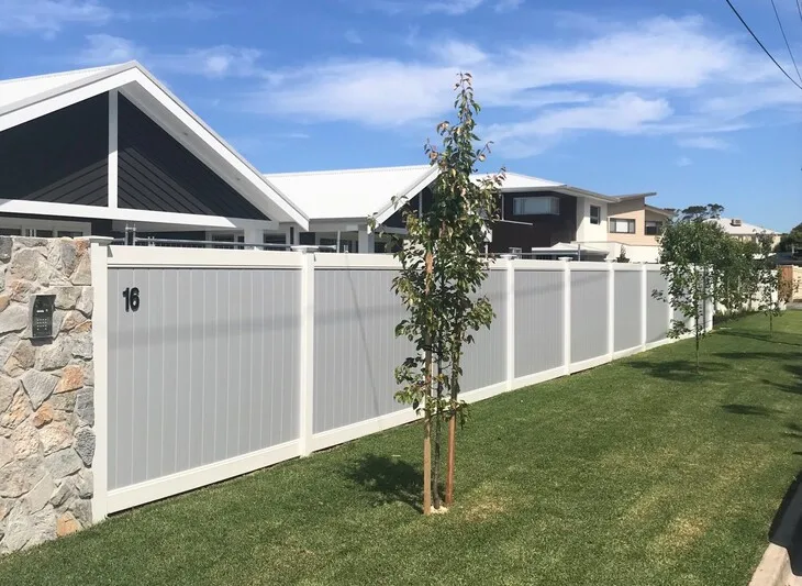 Privacy Fence Panels - Durable 6FT X 8FT White Vinyl PVC
