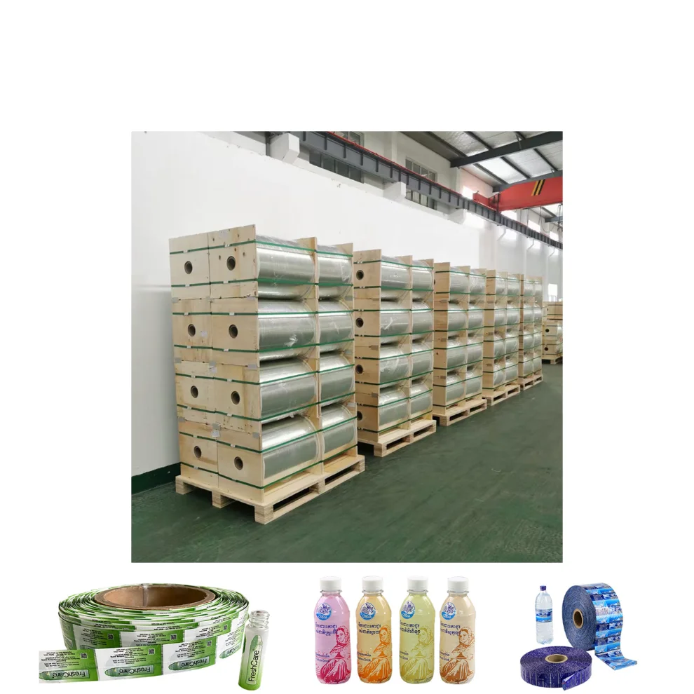 Customized Shrink Film PVC Plastic Shrink Film Label Sleeve