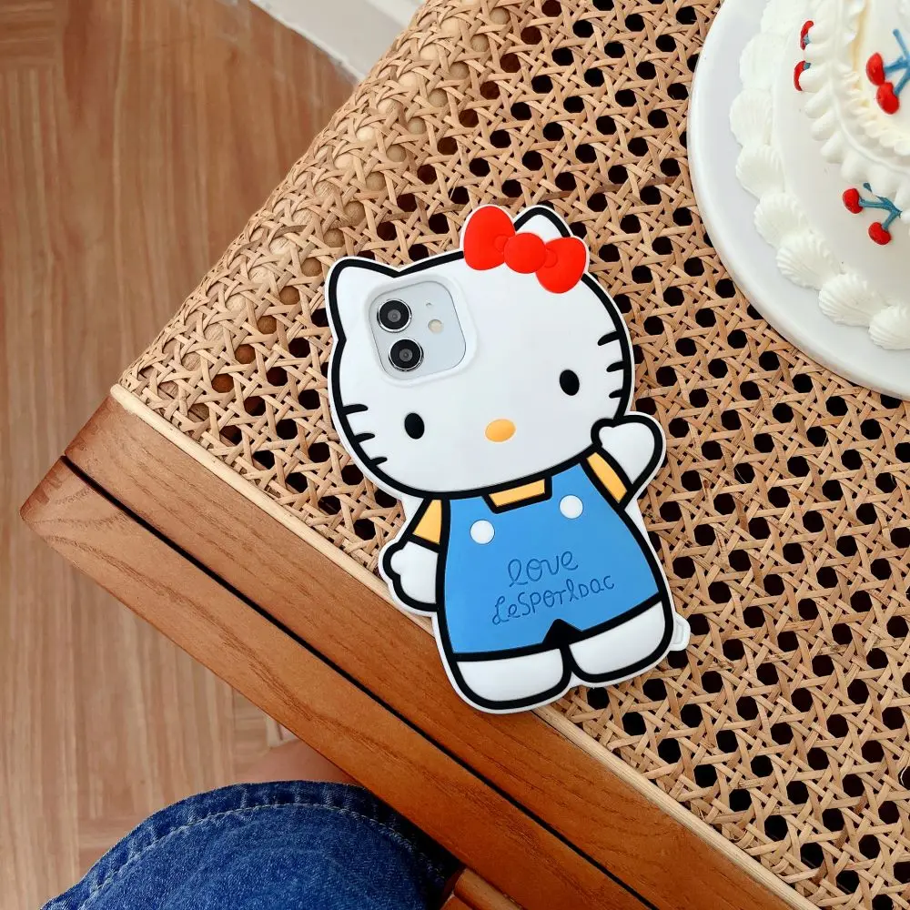 Hello Kitty Cute 3d Cartoon Silicone Phone Cases For Iphone 13 12 11 ...