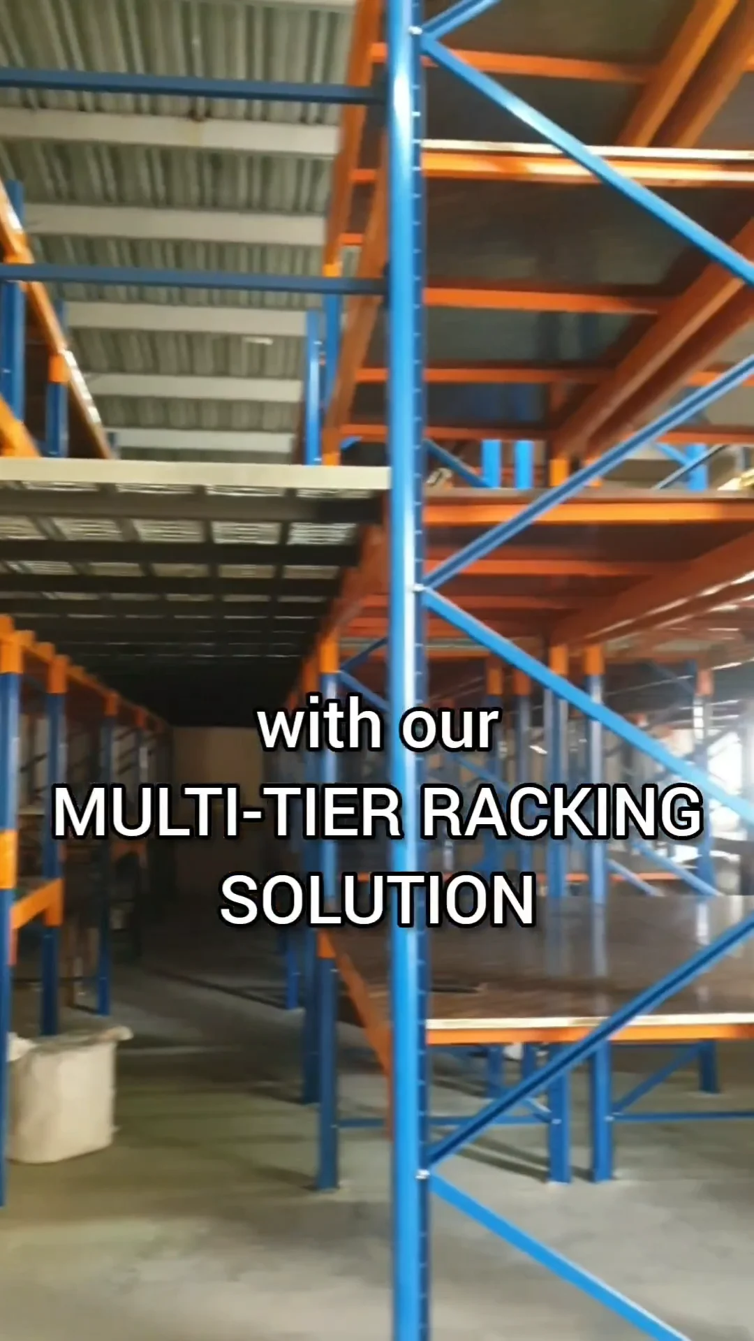 Customized Multi-level Warehouse Storage Loft Steel Loft Loft Type ...